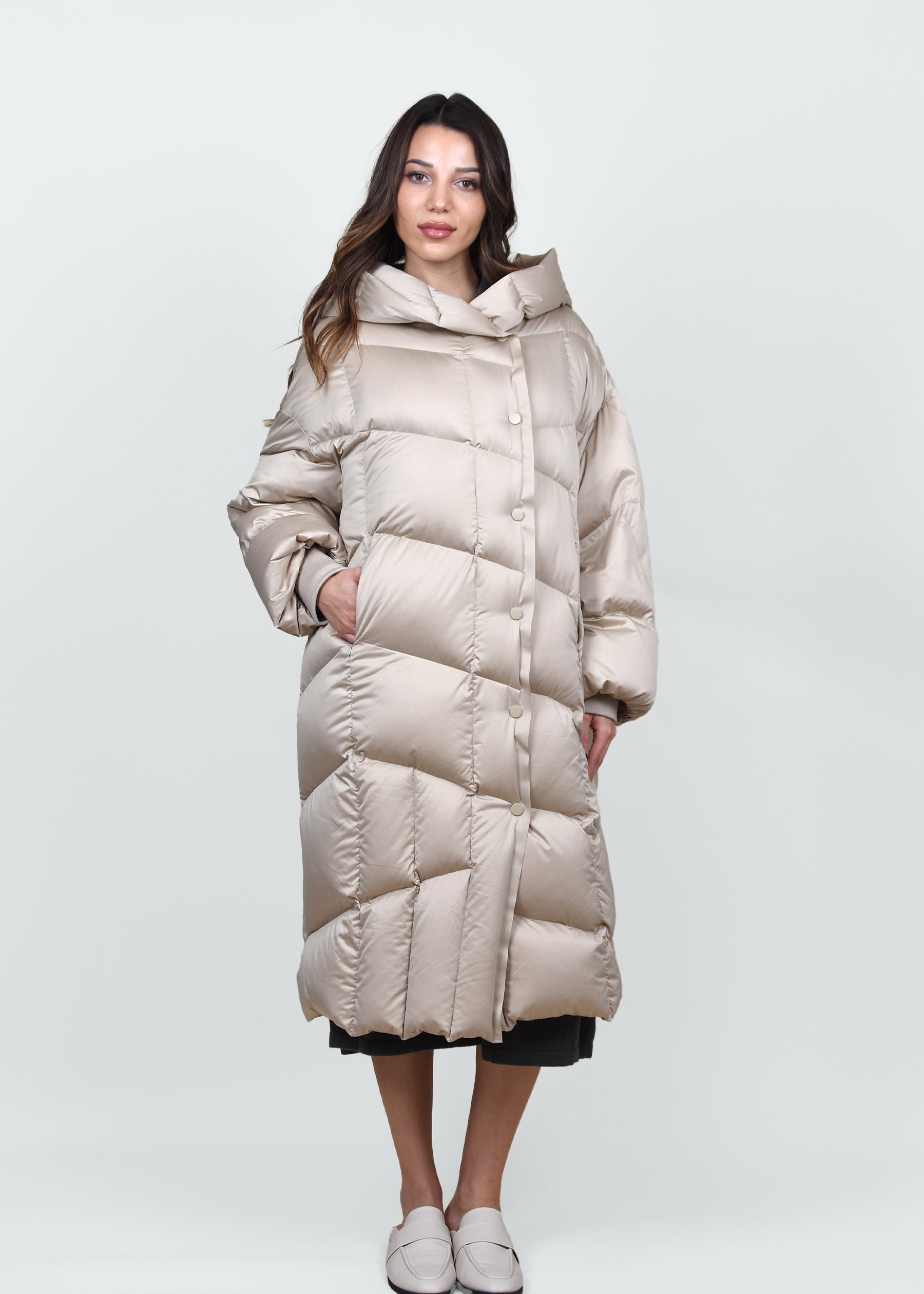 Alpina Quilted Parka Down Coat | Piazza Castello